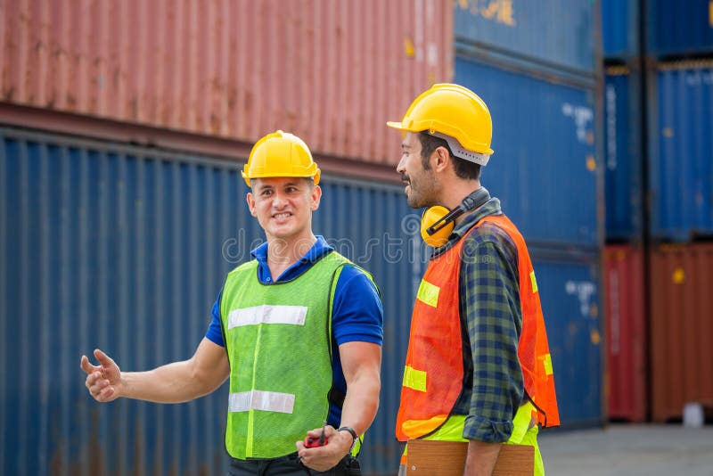 Cargo worker stock photo. Image of heavy, cargo, factory - 4428704