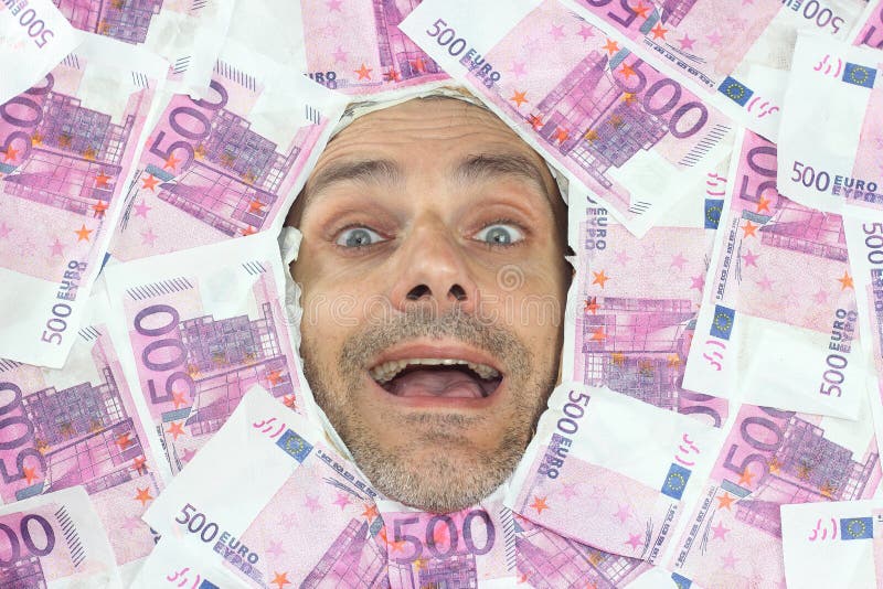 Happy euro man stock photo. Image of money, wealth, euro - 41186030