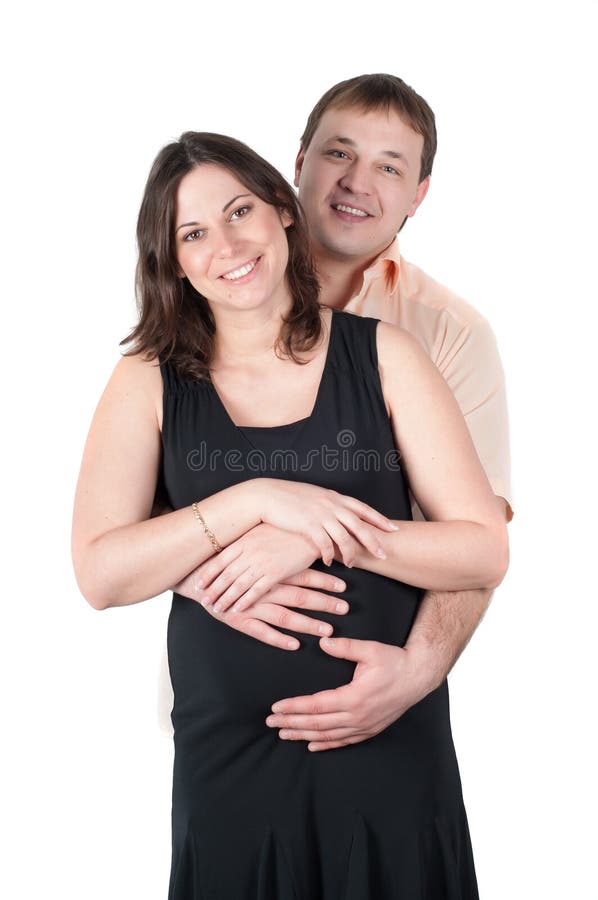 Happy expectant parents stock photo. Image of beauty - 36855386