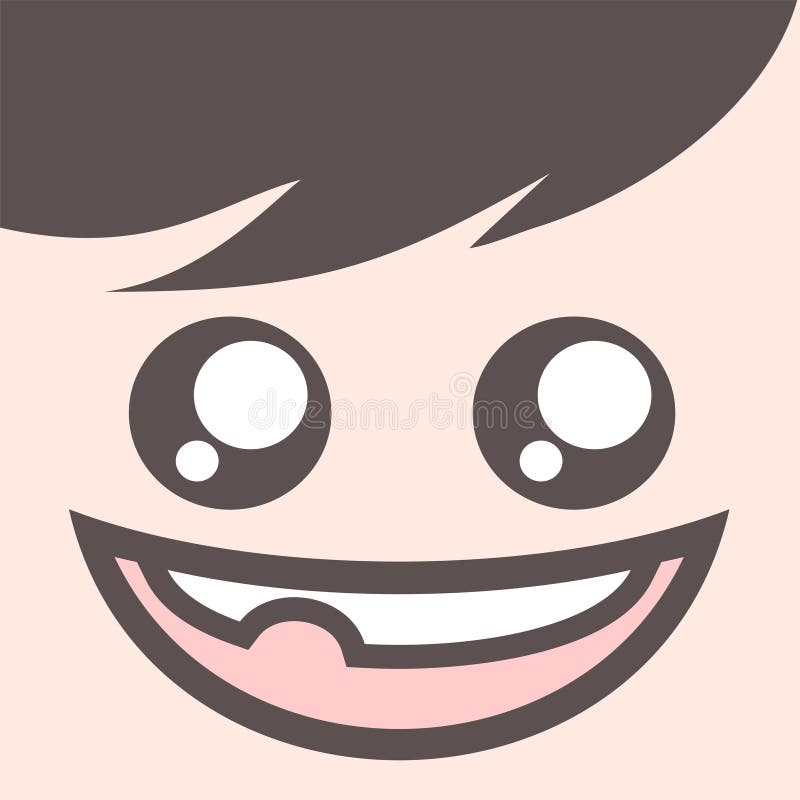 Happy expression stock vector. Illustration of people - 86554822