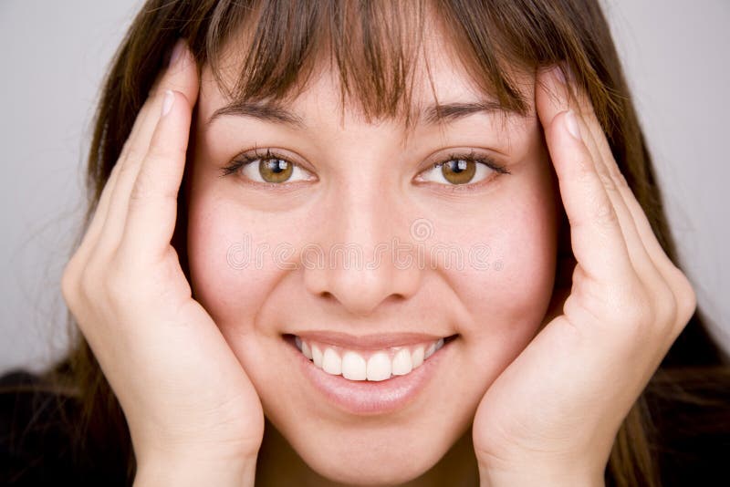 Happy Face stock image. Image of isolated, confidence - 10725379