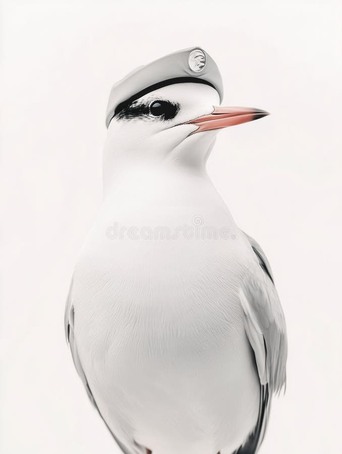 A Arctic Tern Dressed As a Flight Attendant Stock Image - Image of ...