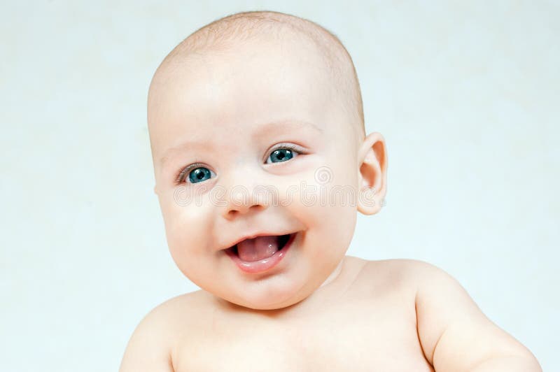 Happy face baby stock photo. Image of charming, baby - 18763540