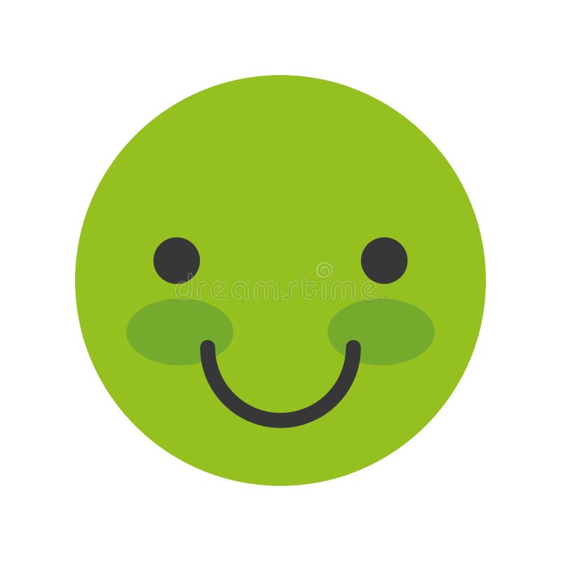 Happy face emogy icon stock vector. Illustration of adorable - 93817820
