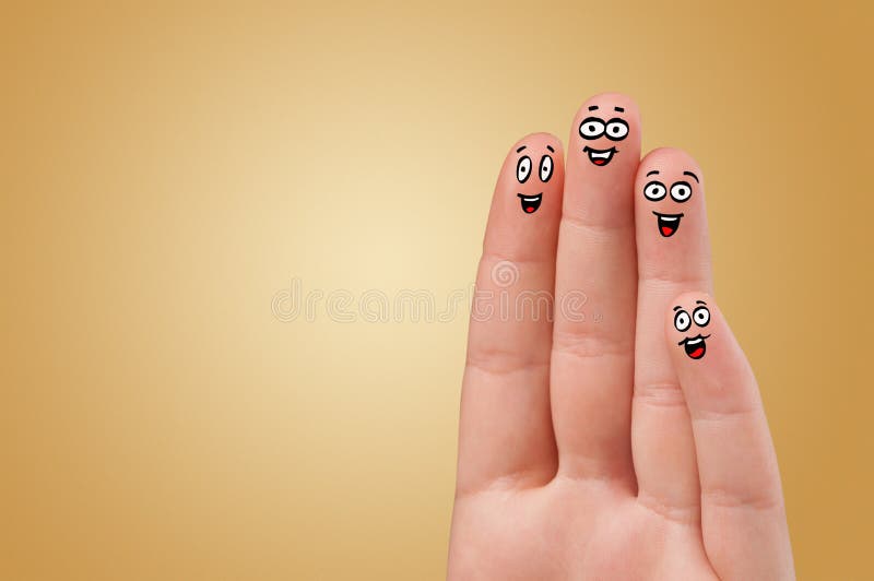 Smiling fingers together stock image. Image of joyful - 142752869