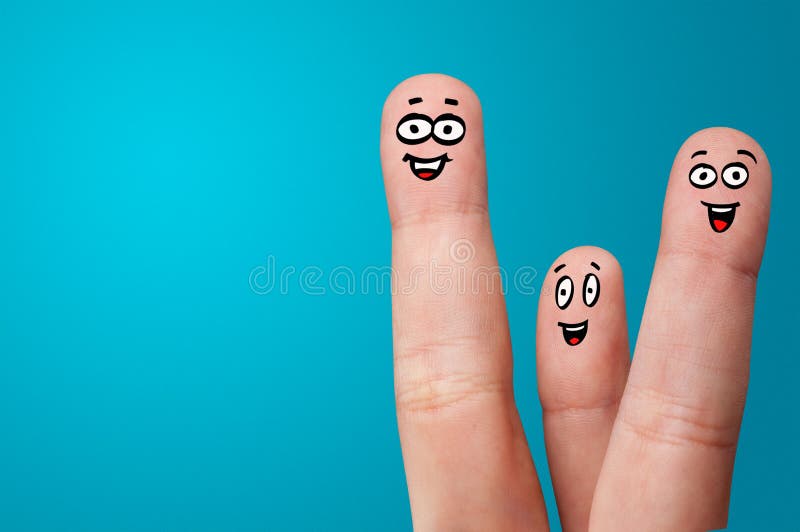 Smiling fingers together stock image. Image of happy - 158010243