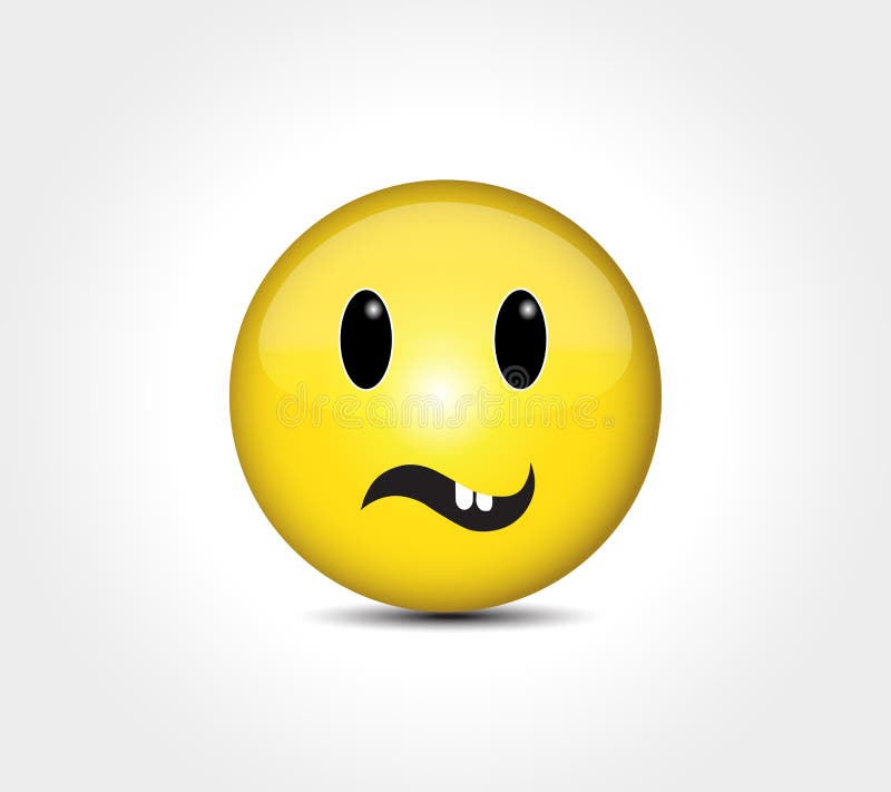 Happy Face Smiling Emoticon Button Stock Vector - Illustration of badge ...