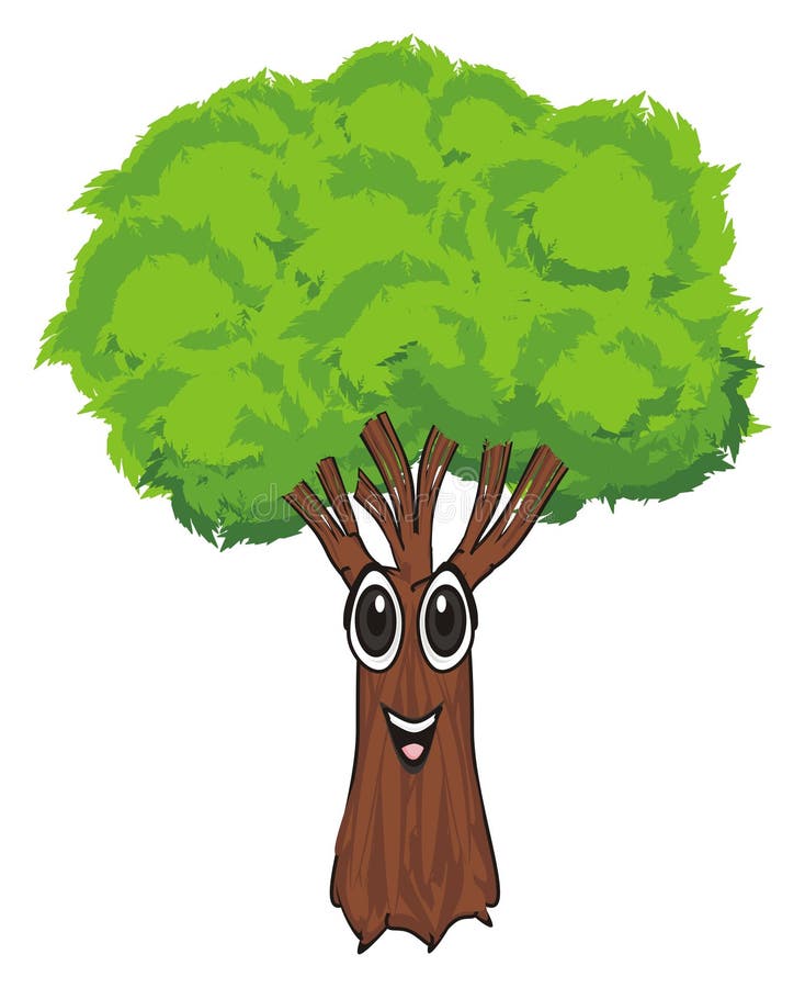 Animated Tree With Face