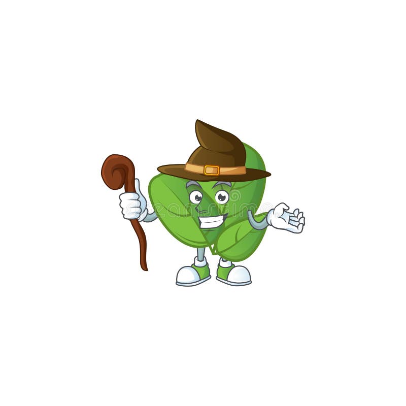 Happy Basil Cartoon Character Mascot with Heart Stock Vector ...