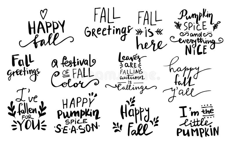 Fall autumn greeting card stock vector. Illustration of card - 121752562 Fall autumn greeting card stock vector. Illustration of card - 121752562