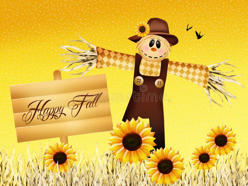 Happy fall stock illustration. Illustration of season - 38918892