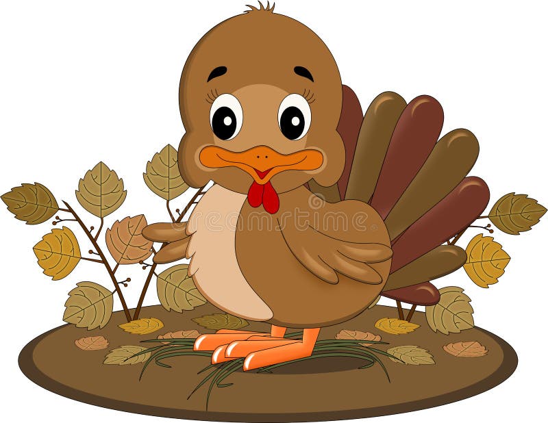 Cartoon Turkey Banner stock vector. Illustration of season - 11365902