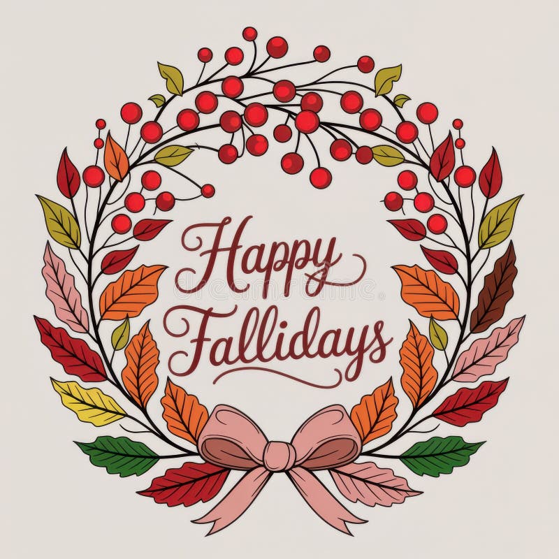 Fallidays Wreath Stock Illustrations – 4 Fallidays Wreath Stock ...