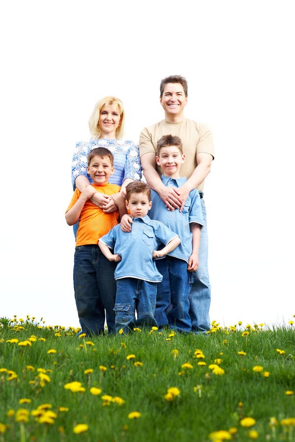 Happy family stock image. Image of smiling, happy, happiness - 12391919