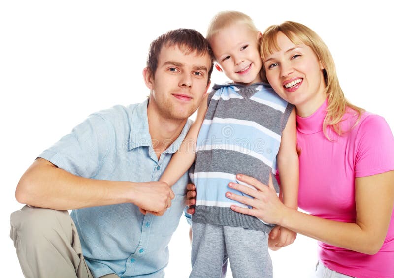 Family of three 3 stock photo. Image of happy, family, parent - 338482