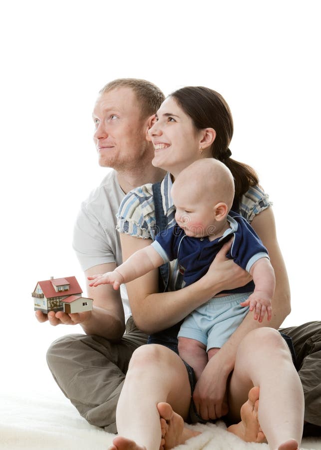 Young happy couple stock photo. Image of building, dreaming - 52542664