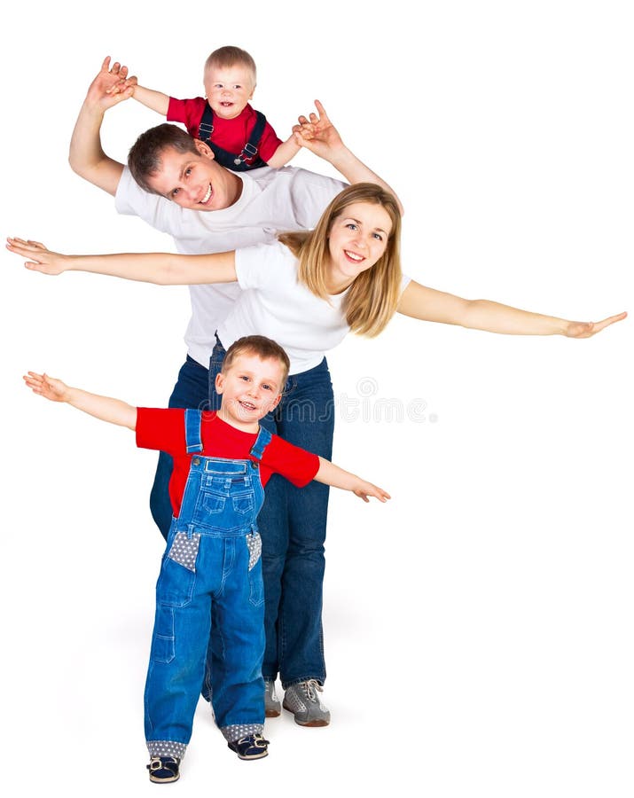 Happiness large family stock photo. Image of togetherness - 7515272