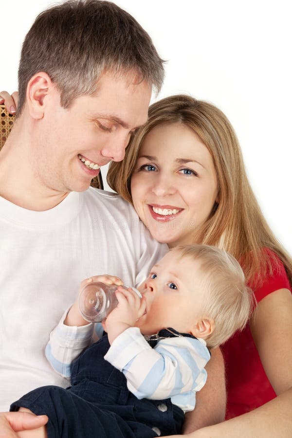 Happy family stock photo. Image of caucasian, little - 14614556