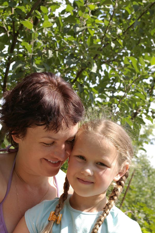 Happy family stock photo. Image of family, meadow, girl - 1830062