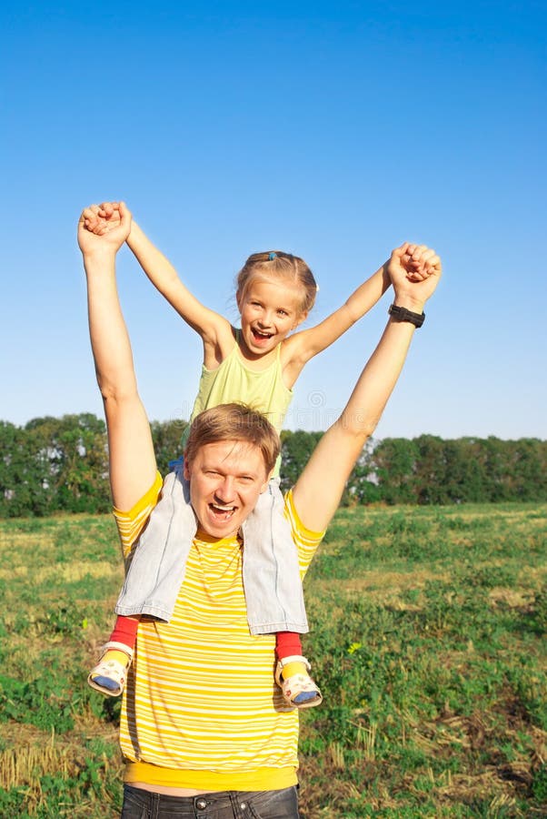 Happy family stock image. Image of happy, leisure, green - 21172543