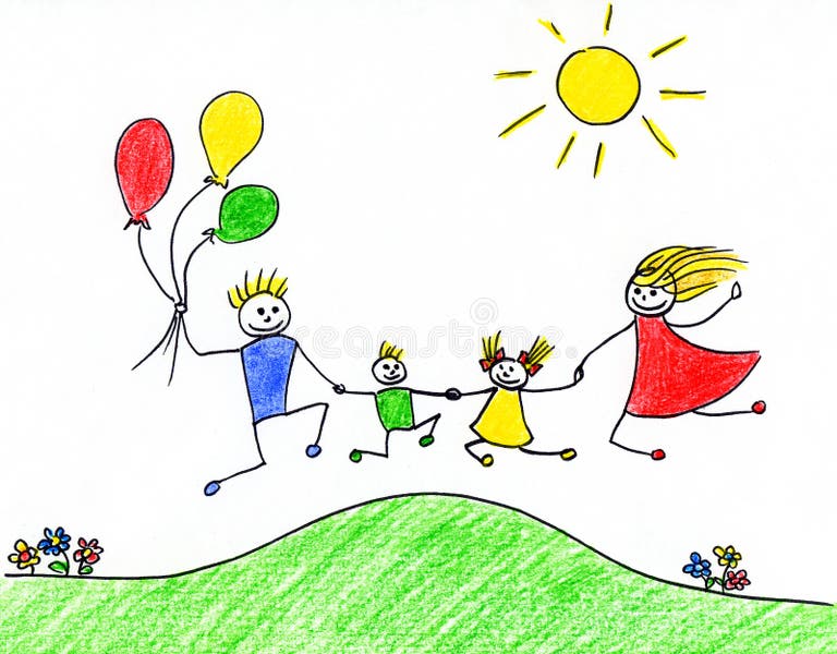 Happy Childrens Life Stock Illustrations – 8,908 Happy Childrens Life ...