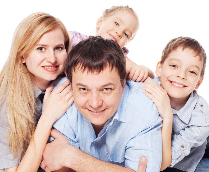 Happy family stock photo. Image of human, people, family - 24200082