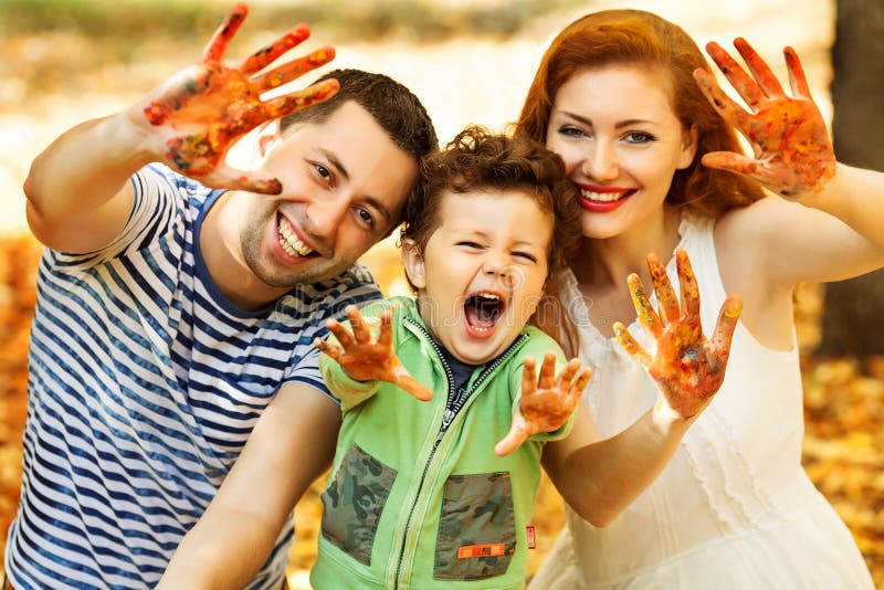 Happy family stock image. Image of happiness, happy, face - 27382655