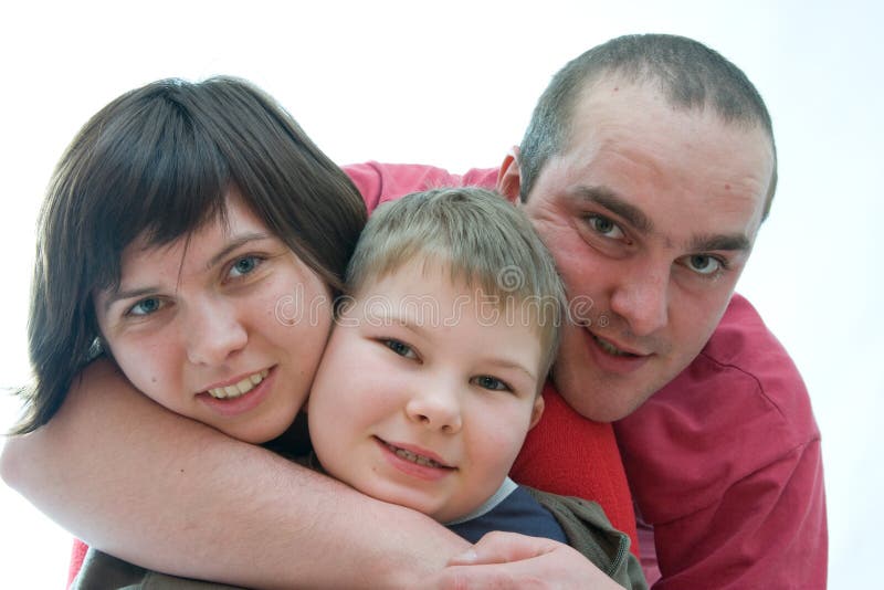 Happy family stock image. Image of girl, childhood, sons - 8290849