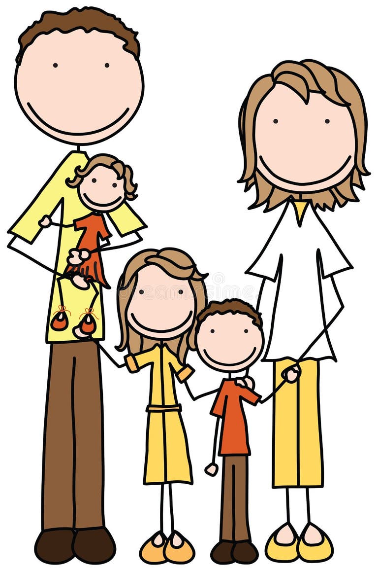 Family Five Stock Illustrations – 4,589 Family Five Stock Illustrations ...