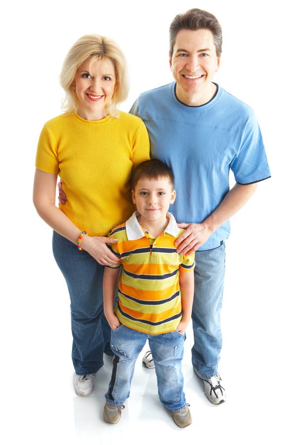 Happy family stock photo. Image of caucasian, home, family - 9858034