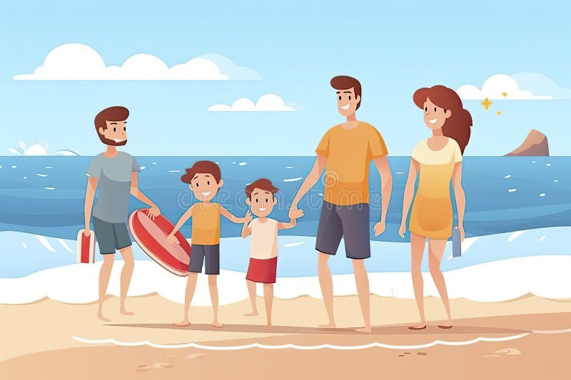 Beach Generate Stock Illustrations – 2,146 Beach Generate Stock ...