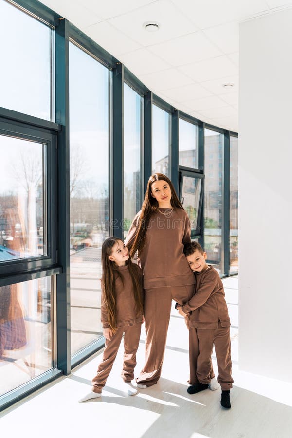 Beautiful Spacious Bedroom Interior Inside Apartment. Creative Stock ...