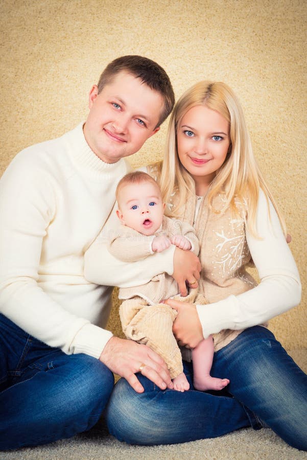 Young Parents in Bed Expecting a Little Baby, Romantic Moments for ...