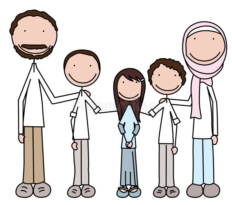 Family Five Stock Illustrations – 2,323 Family Five Stock Illustrations ...