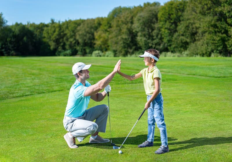 Father Children Playing Golf Photos - Free & Royalty-Free Stock Photos ...