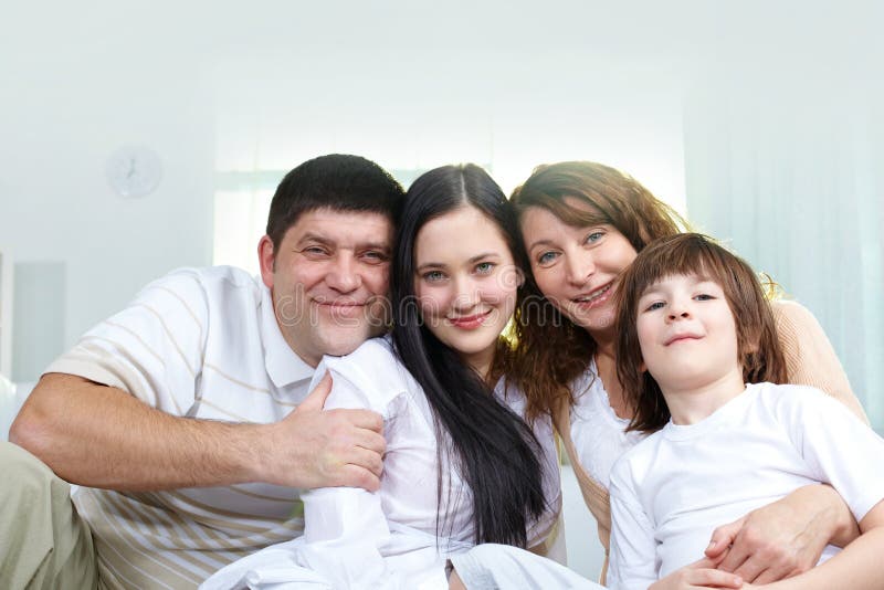 Happy family life stock photo. Image of charming, happiness - 33379674