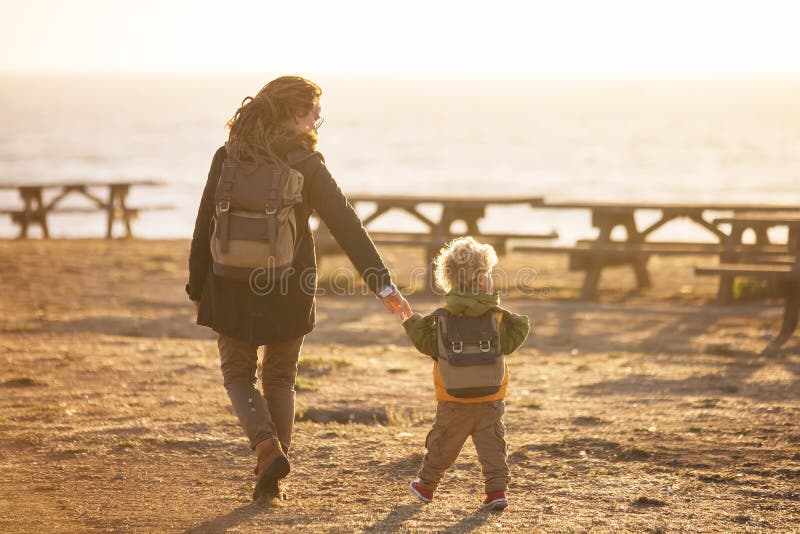 Happy Family Have a Fun in Pasific Ocean Stock Image - Image of ...