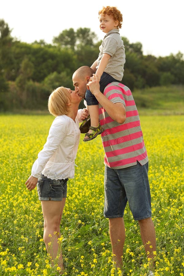 Happy family having fun stock photo. Image of ginger - 27895964