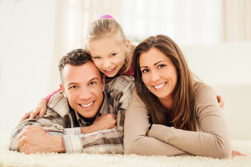 Happy Family at Home stock photo. Image of happy, home - 92877352