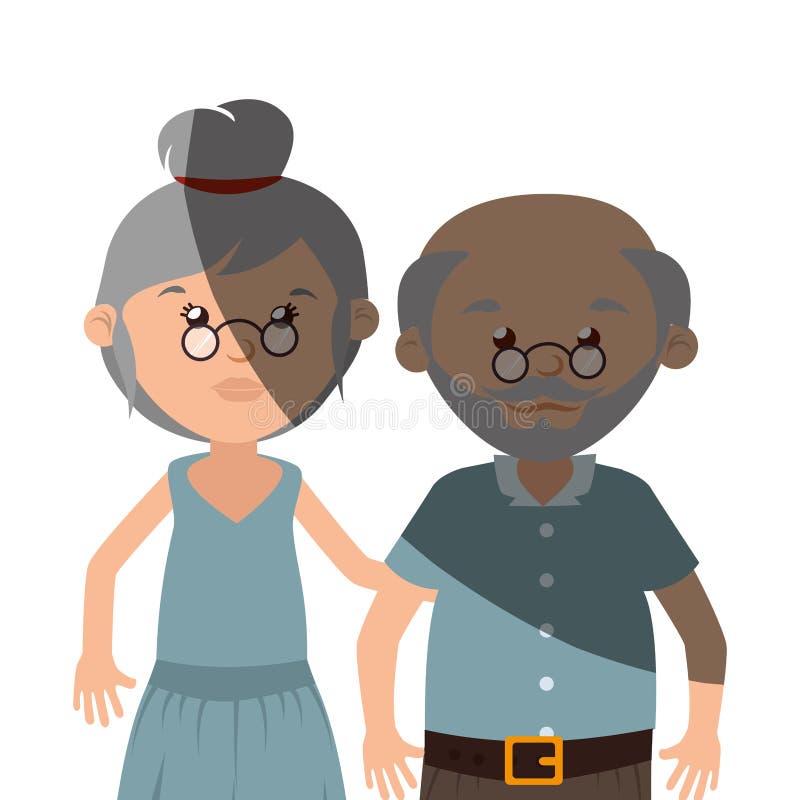 Happy Family Member Character Stock Illustration - Illustration of ...