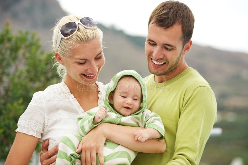 Happy family stock photo. Image of healthy, affectionate - 1952336