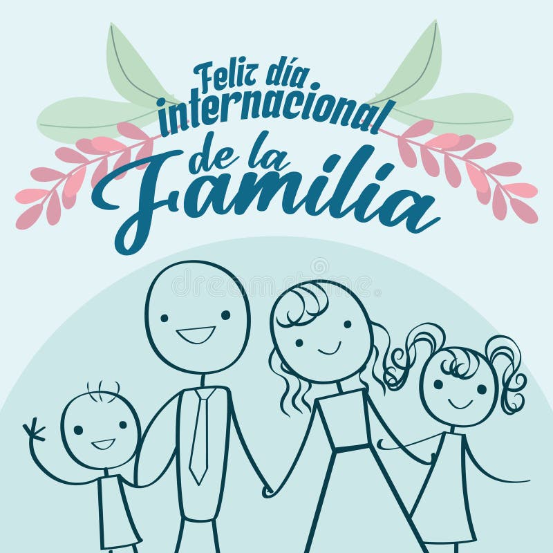 Happy Family Outline. Vector Stock Vector - Illustration of heart ...