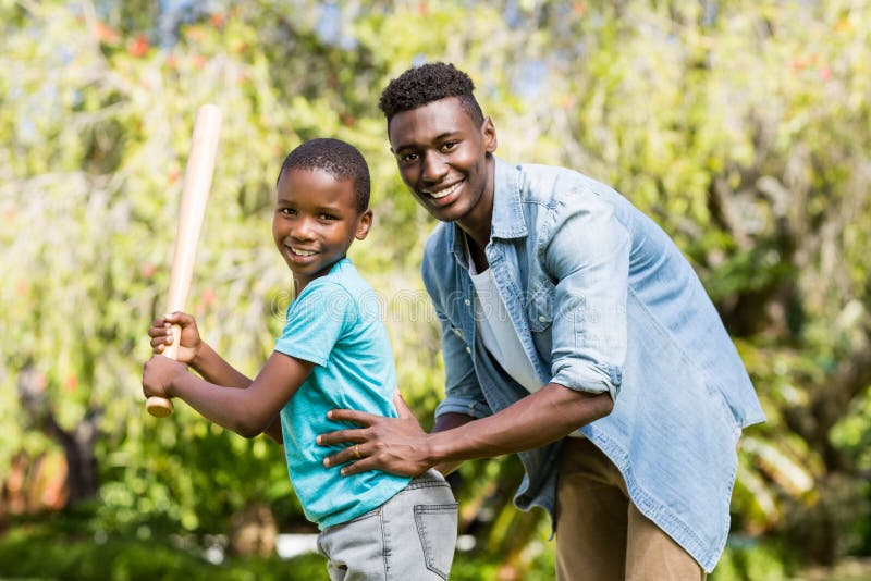 Happy Family Playing Together Stock Image - Image of countryside, adult ...