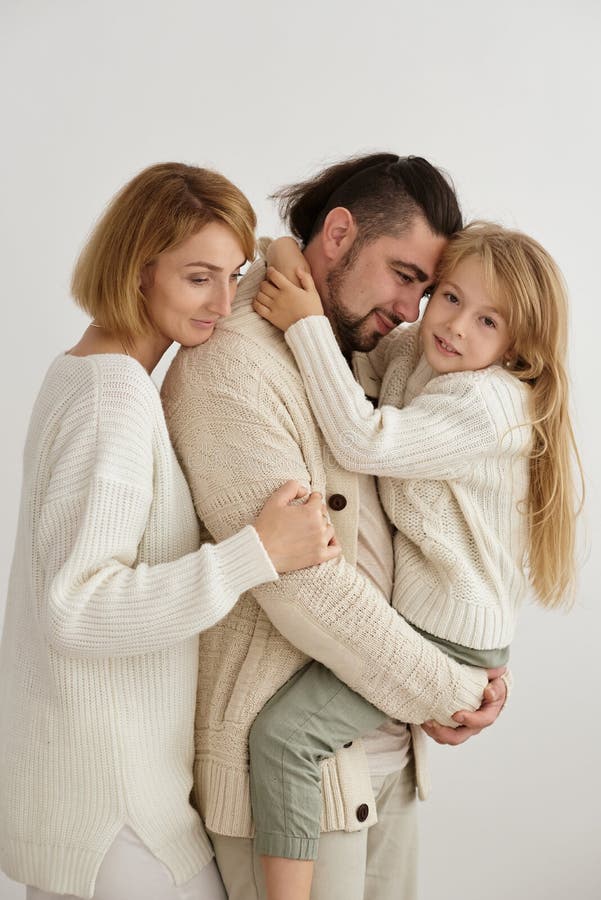 Happy Family Resting Together Stock Photo - Image of male, home: 216457794