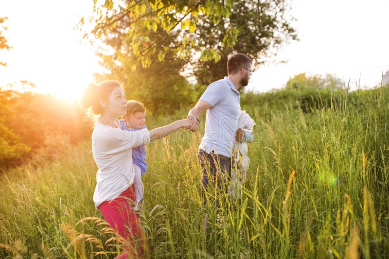 Happy family stock photo. Image of hands, beauty, park - 60167188