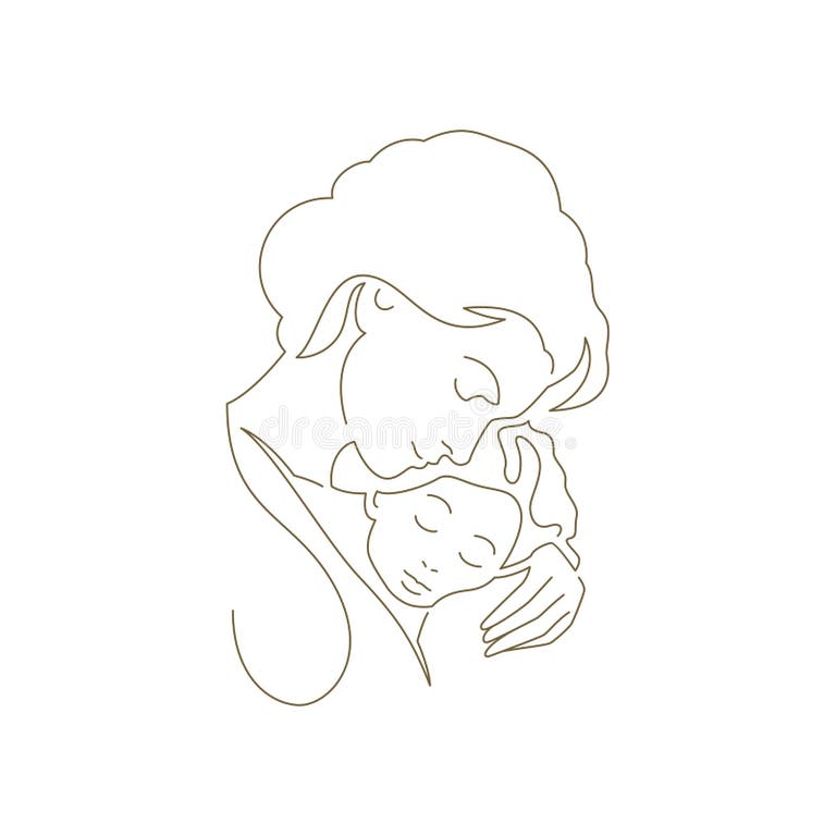 Mother Daughter Hug Silhouette Stock Illustrations 1 126 Mother