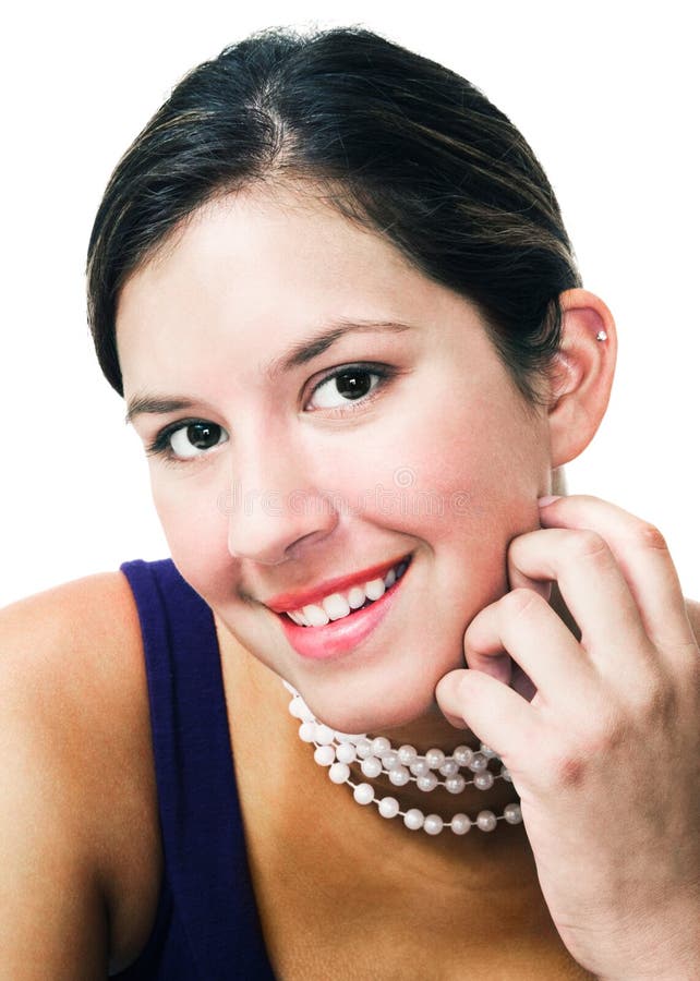 Happy fashion model stock image. Image of american, smiling - 9158541