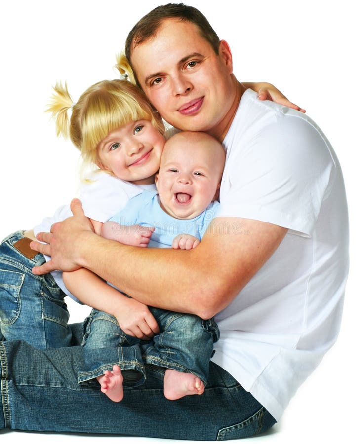 Happy father stock photo. Image of family, little, child - 11437770