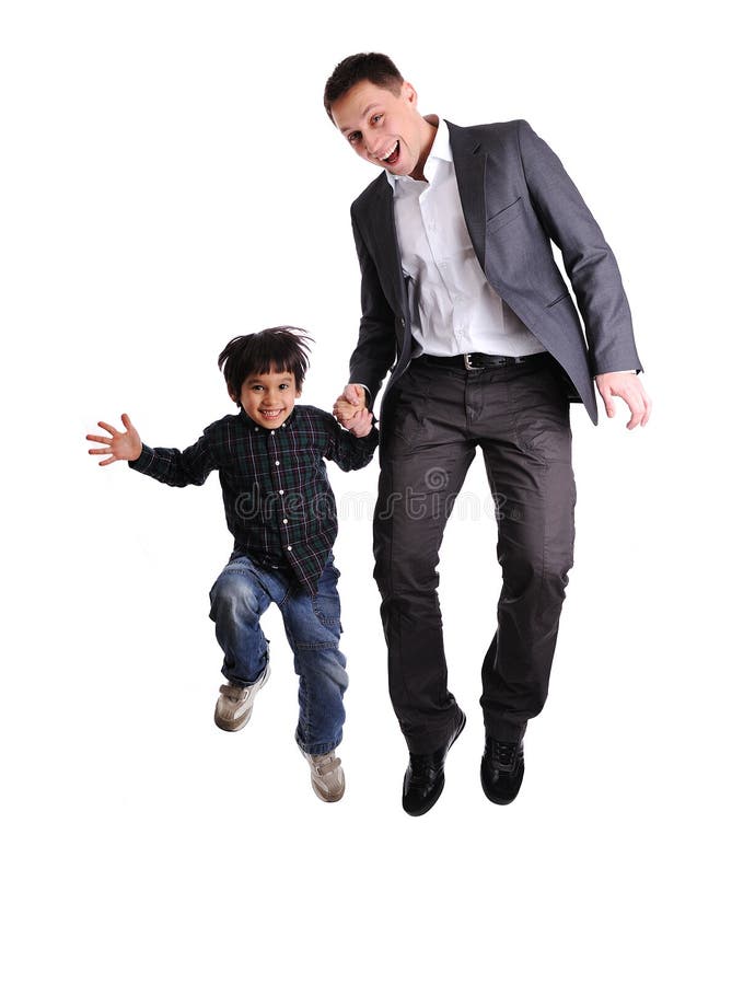 Happy father stock image. Image of kids, bonding, casual - 13619327