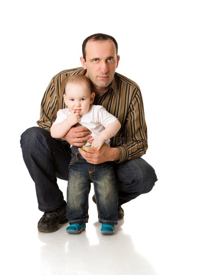 Happy Father stock image. Image of cute, look, gaze, adorable - 18193649